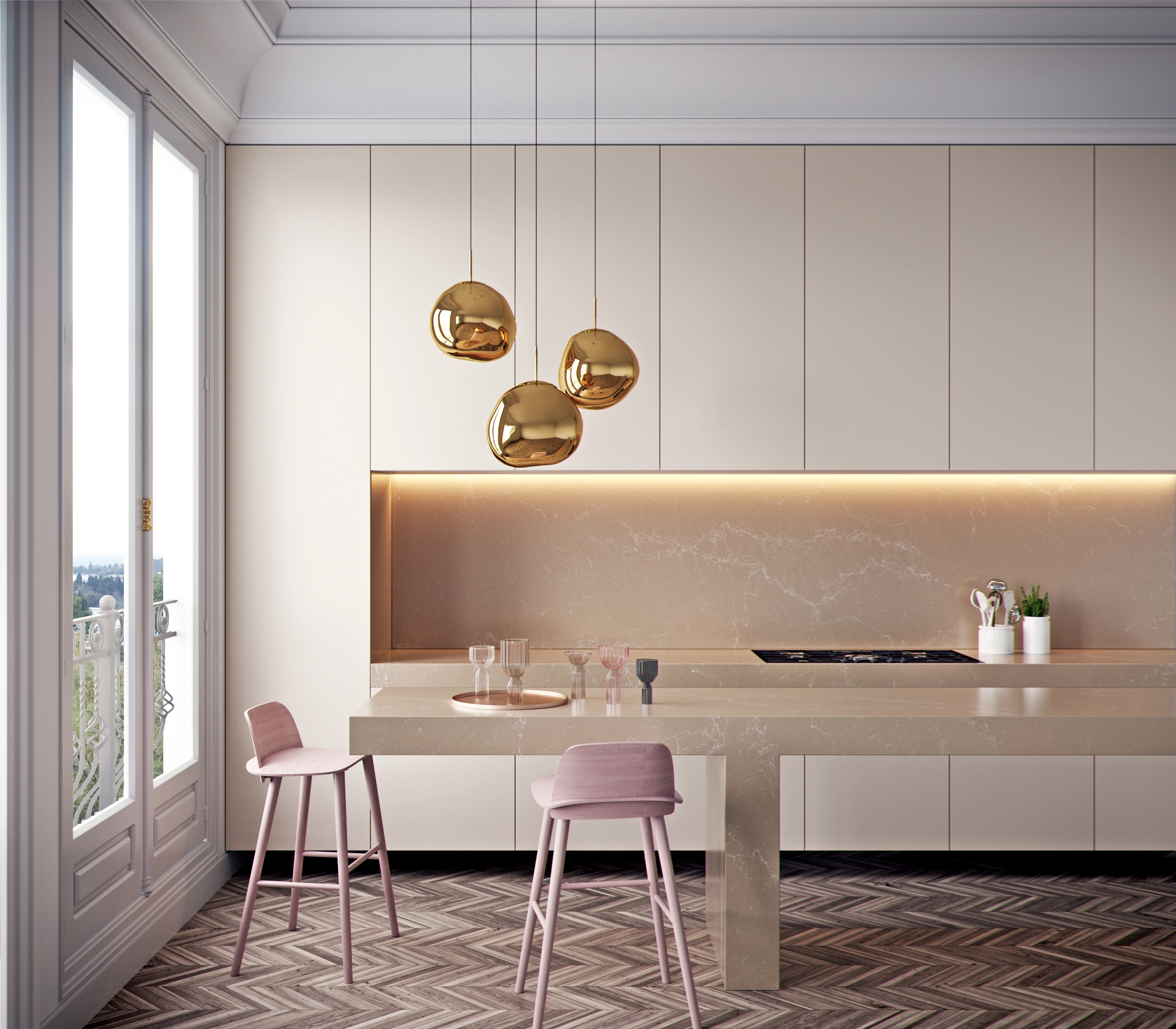 FROSTY CARRINA - Mineral composite panels from Caesarstone | Architonic