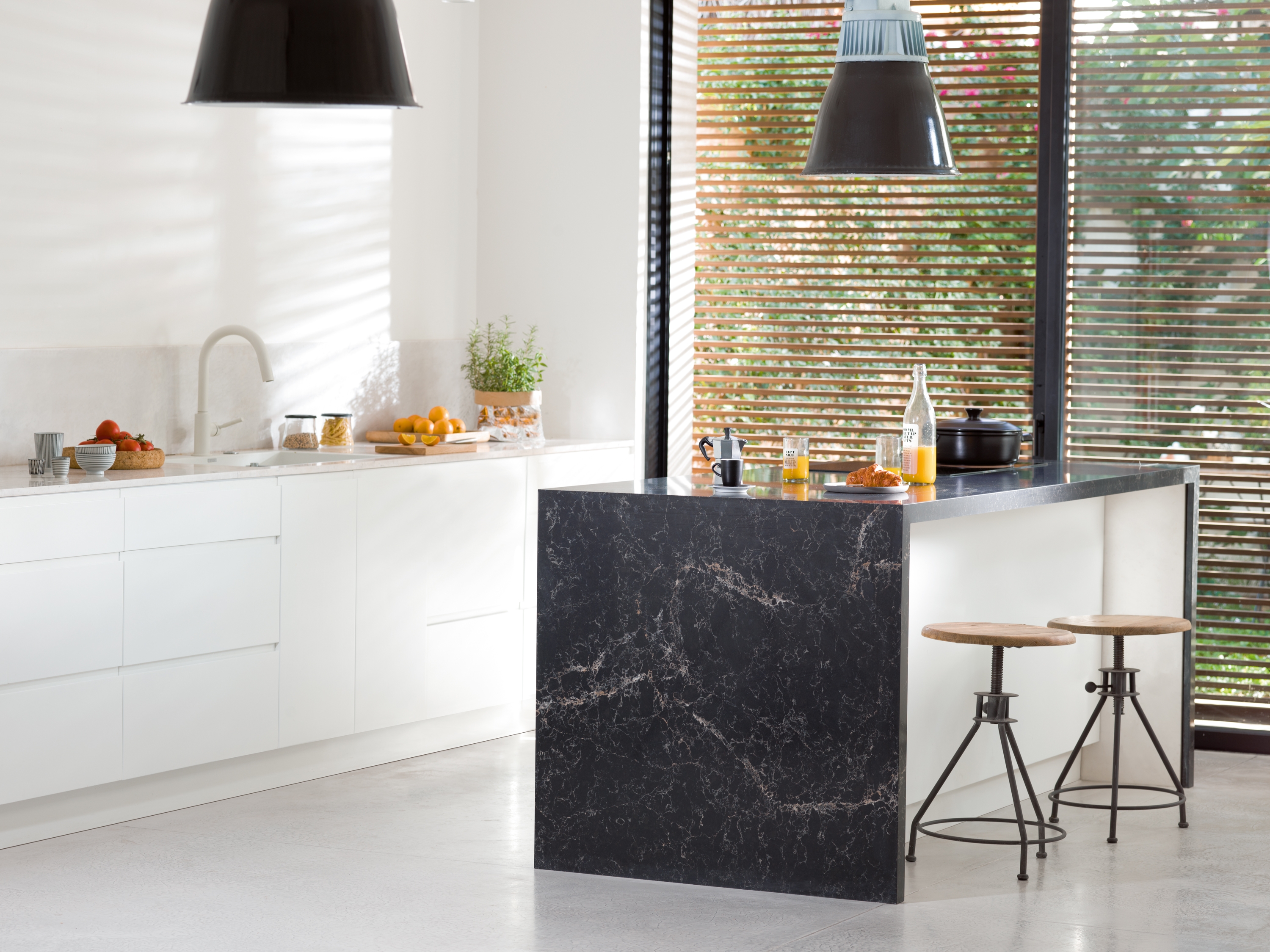 FROSTY CARRINA - Mineral composite panels from Caesarstone | Architonic