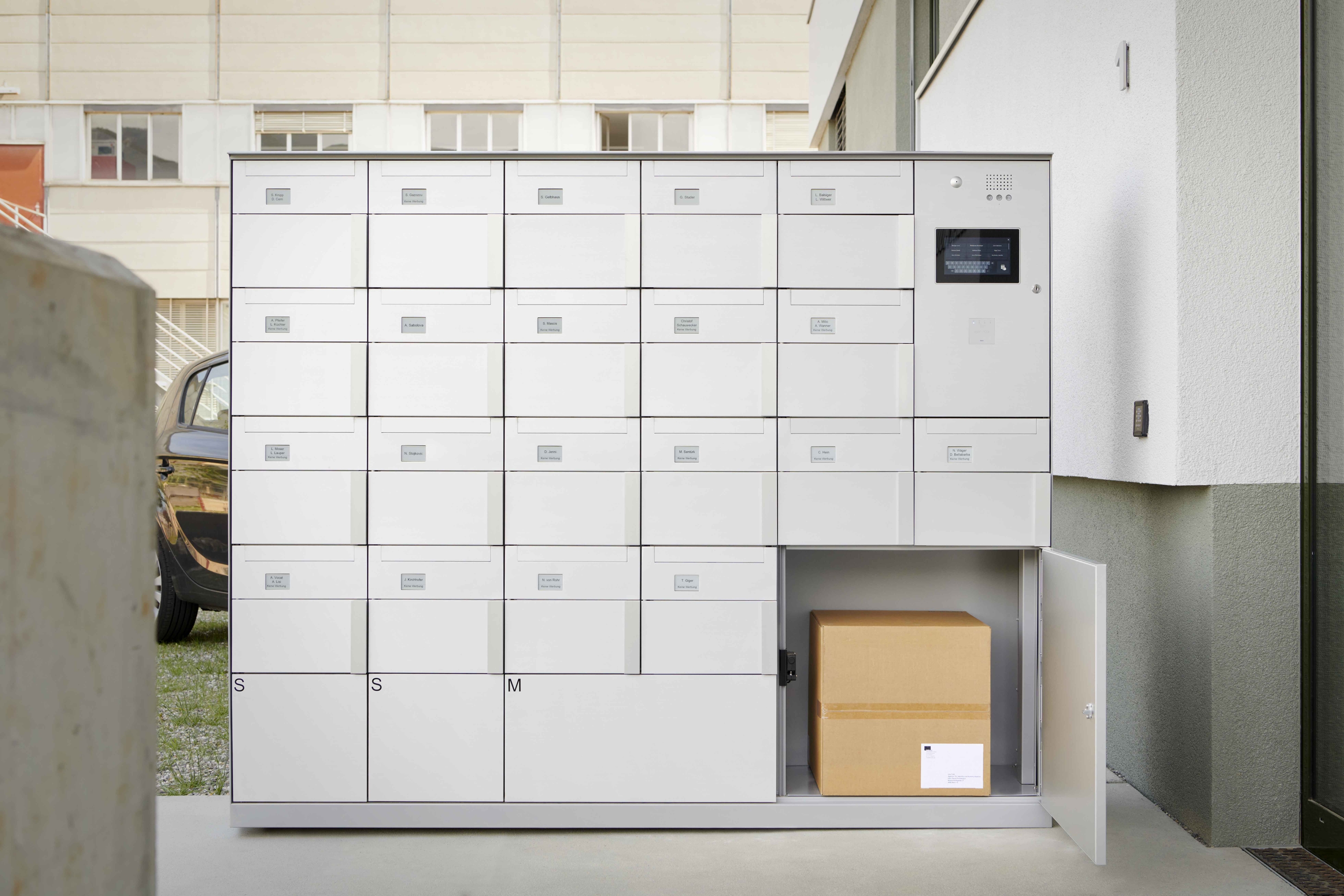 INTELLIGENT PARCEL LOCKERS | S: YOURBOX - Mailboxes from s: stebler ...