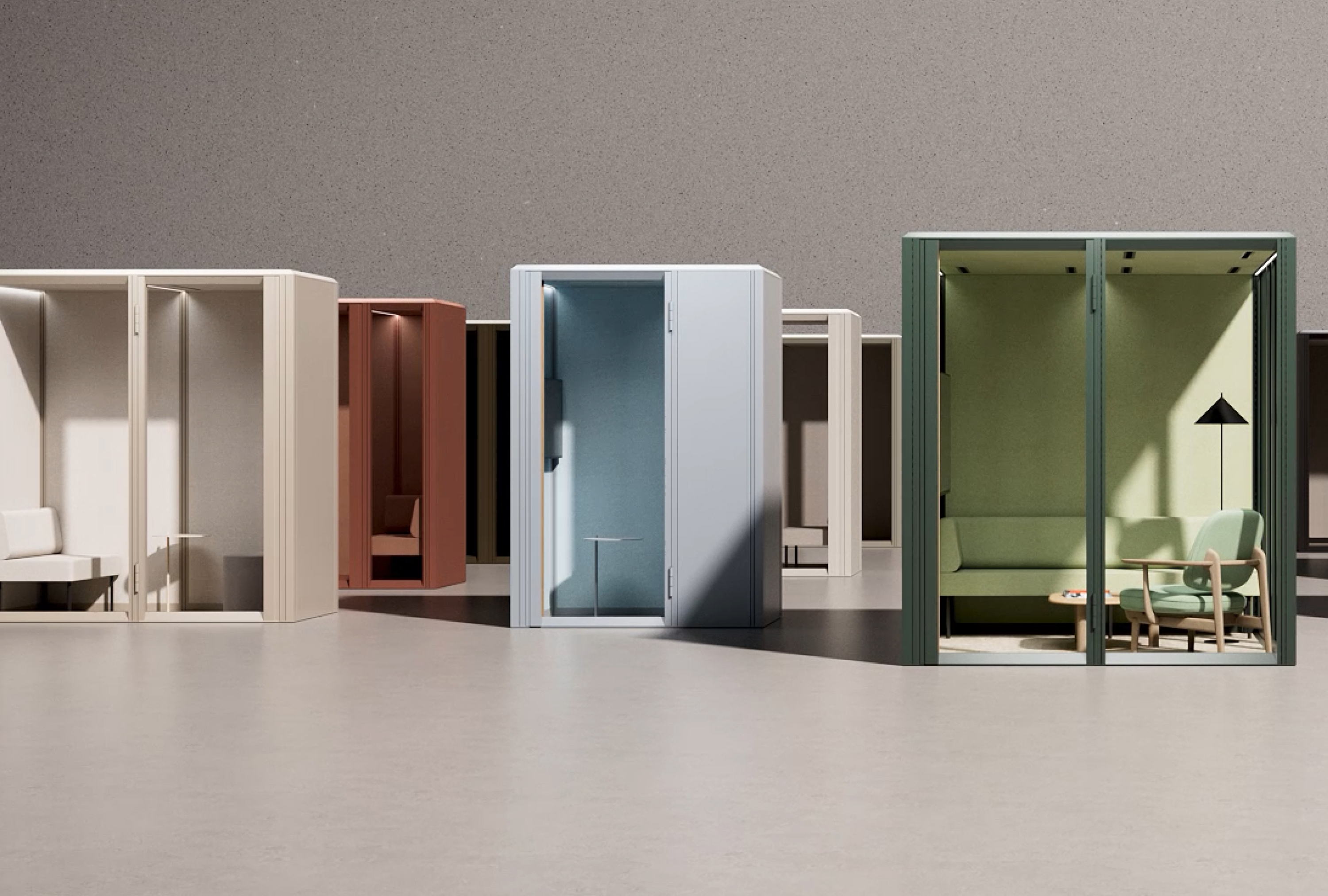 MUTE MODULAR ACOUSTIC POD, MEET 2X2 - Office Pods from Mute | Architonic