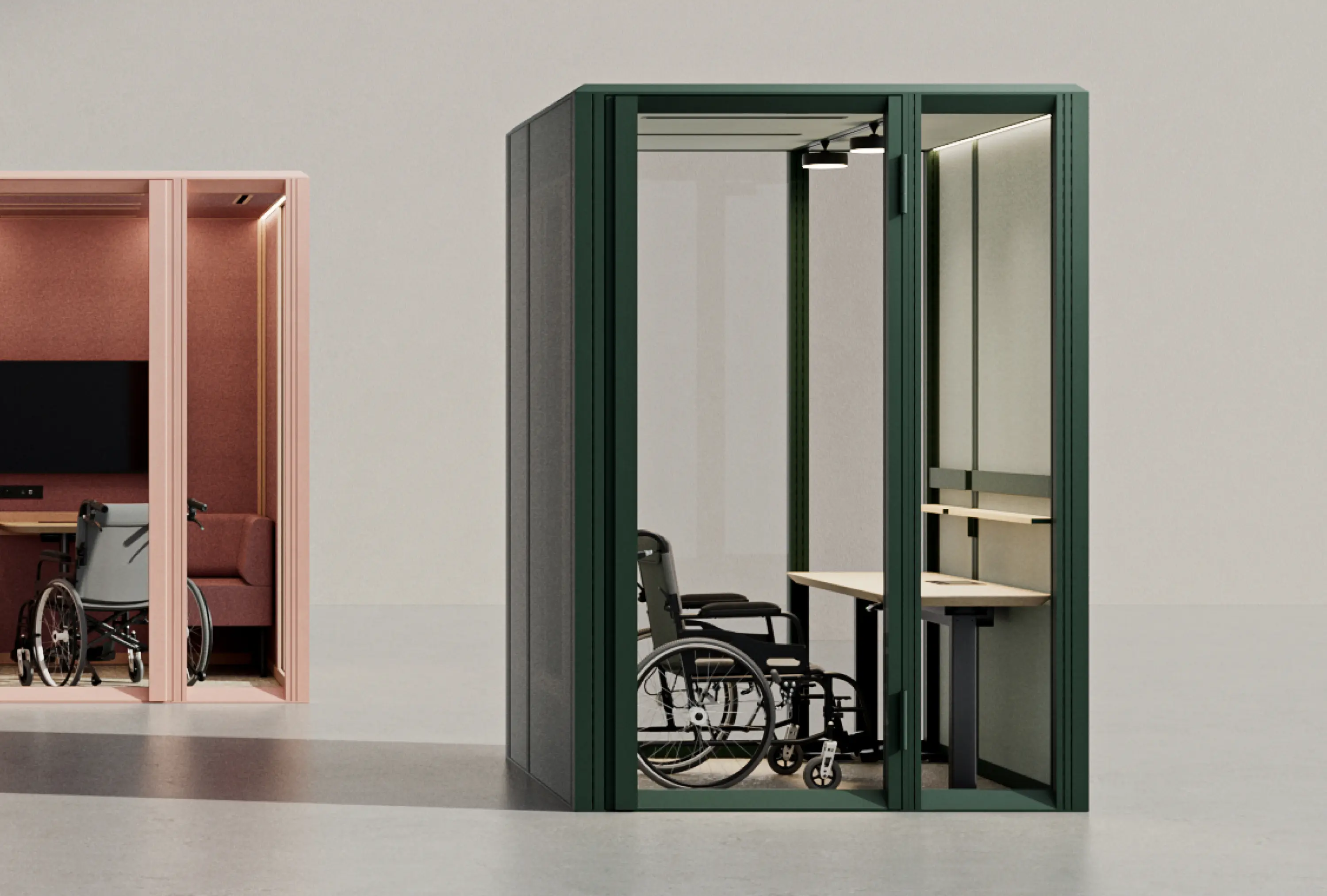 MUTE MODULAR ACOUSTIC POD, WORK 1,5X1,5 – Office Pods van Mute | Architonic