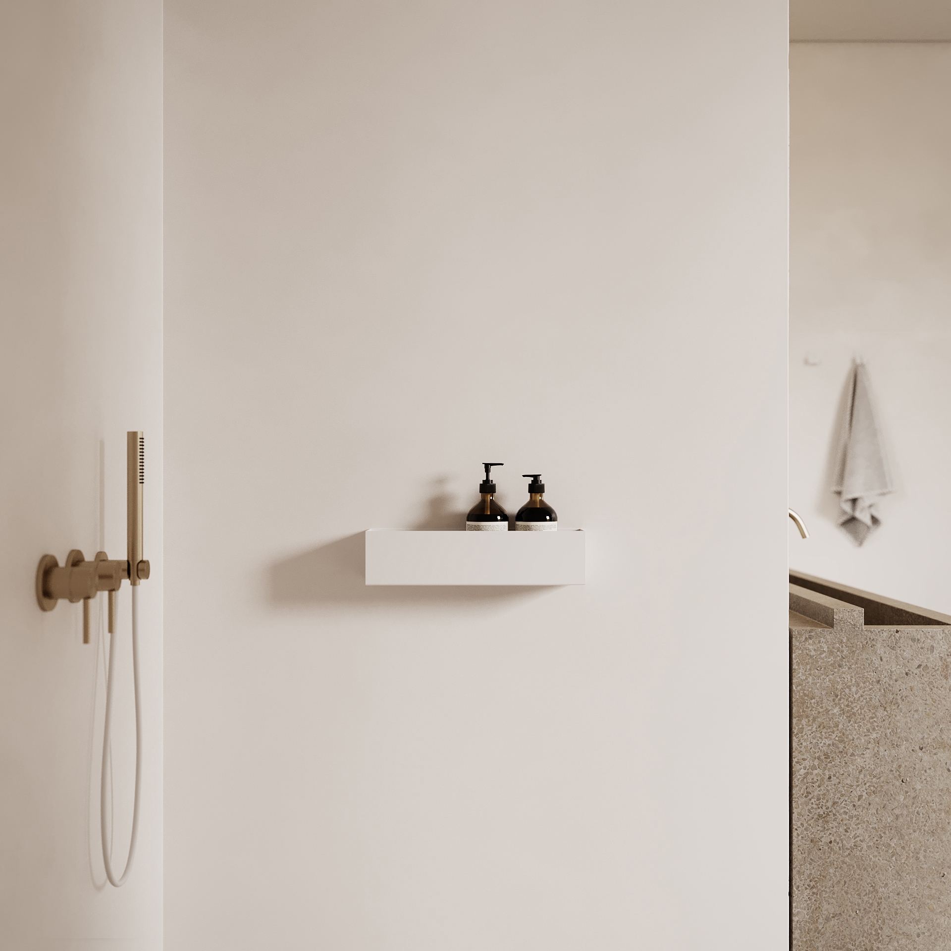 DUSCHABLAGE 20CM - SCHWARZ - Ablagen / Ablagenhalter von NICHBA | Architonic
