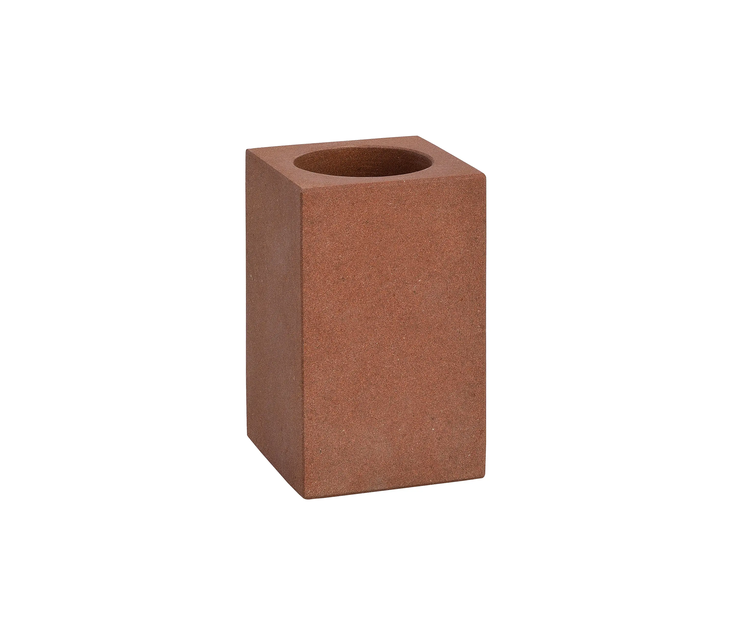 BATHROOM SETS | RED SANDSTONE TOOTHB. H. 7X7X11,5 - Toothbrush holders ...