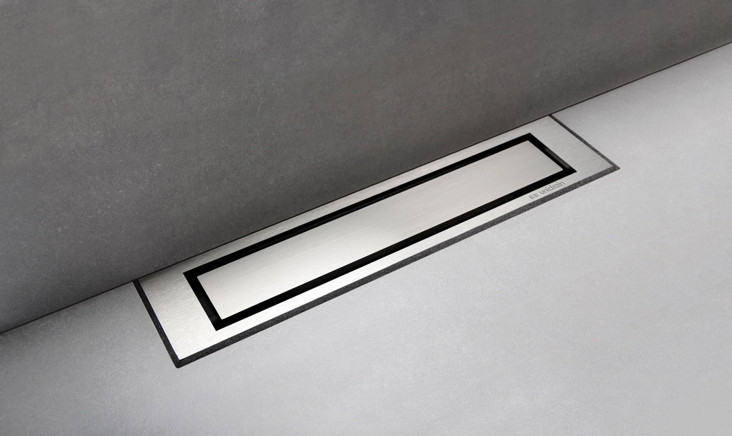 HIGHLINE COLOUR | BRUSHED STEEL - Linear drains from Unidrain | Architonic