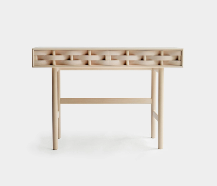 WEAVE DESK. BIRCH WOOD, NATURAL OIL - Desks from Ringvide Studio ...