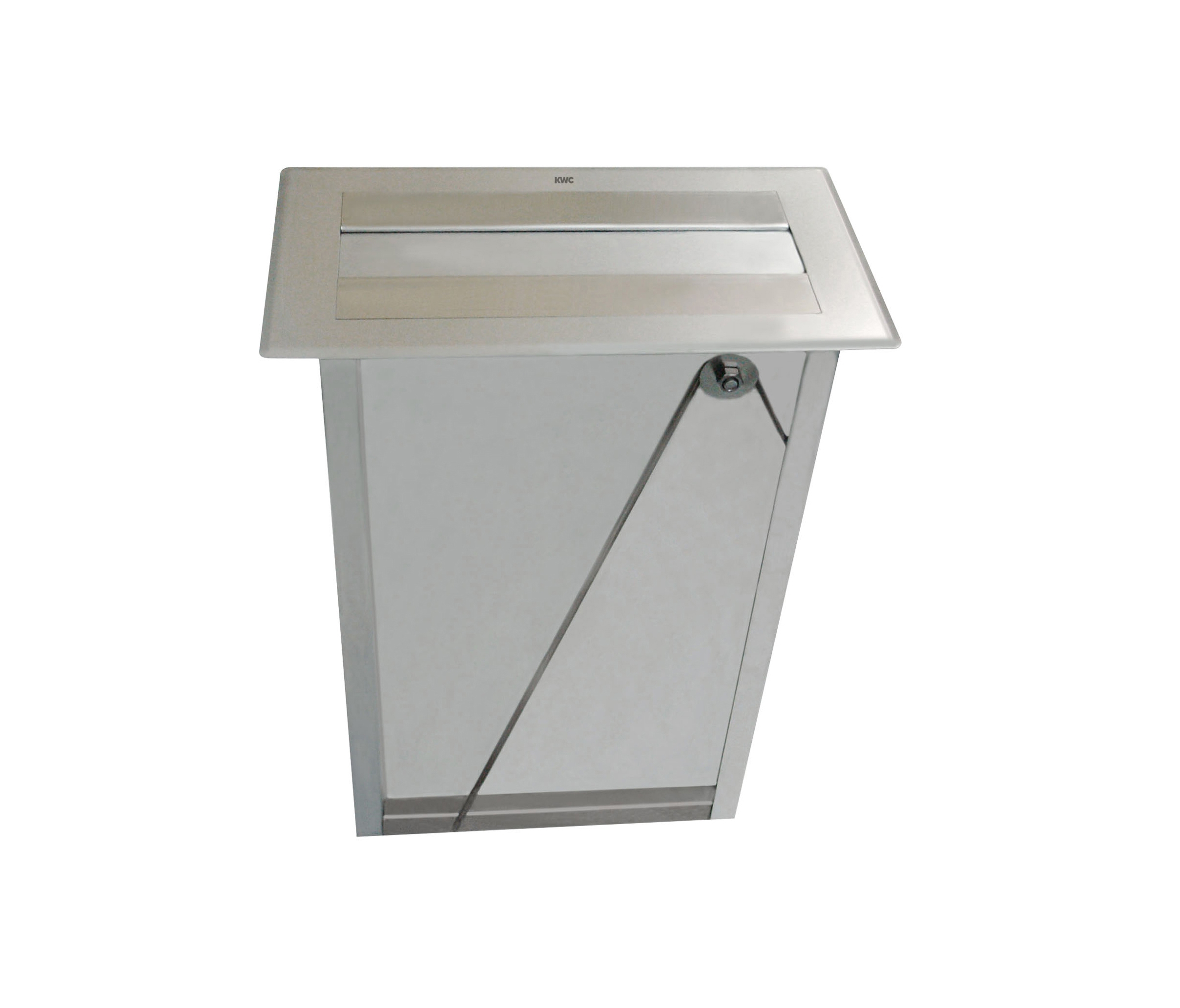 RODAN HYGIENE WASTE BIN FOR RECESSED MOUNTING - Bath waste bins from ...
