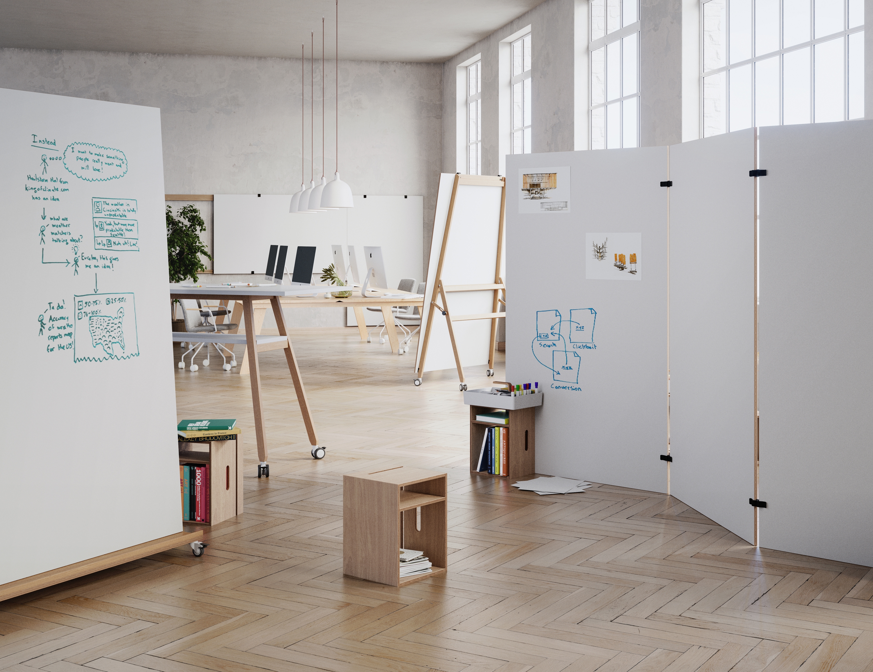 DESIGN THINKING WHITEBOARD SET FLEX - Storage boxes from Studiotools ...
