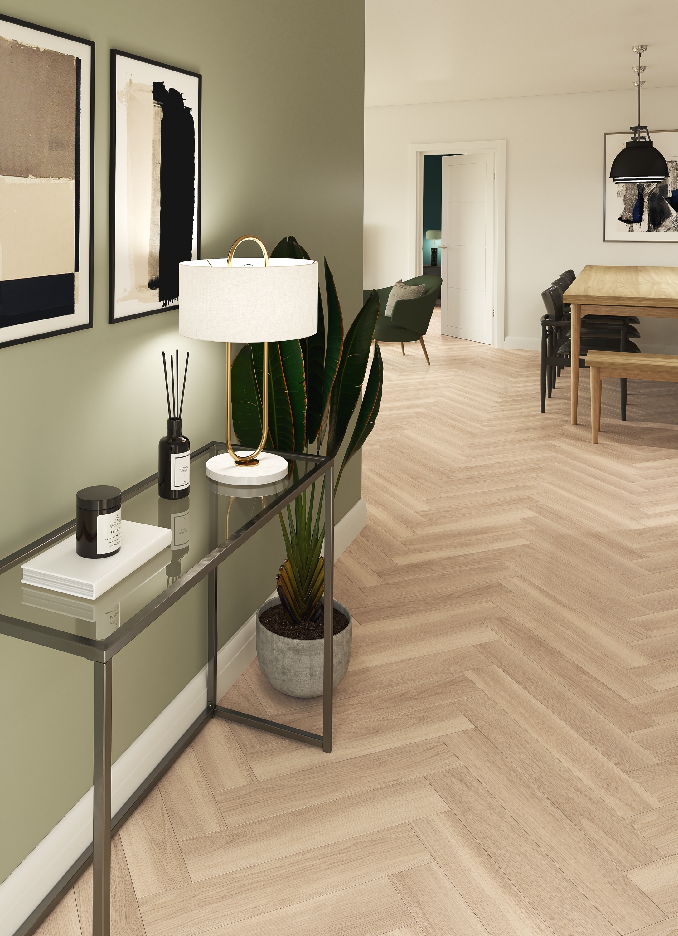 CLICK SMART WOODS - 0,55 MM I HUSHED OAK - Vinyl flooring from Amtico ...