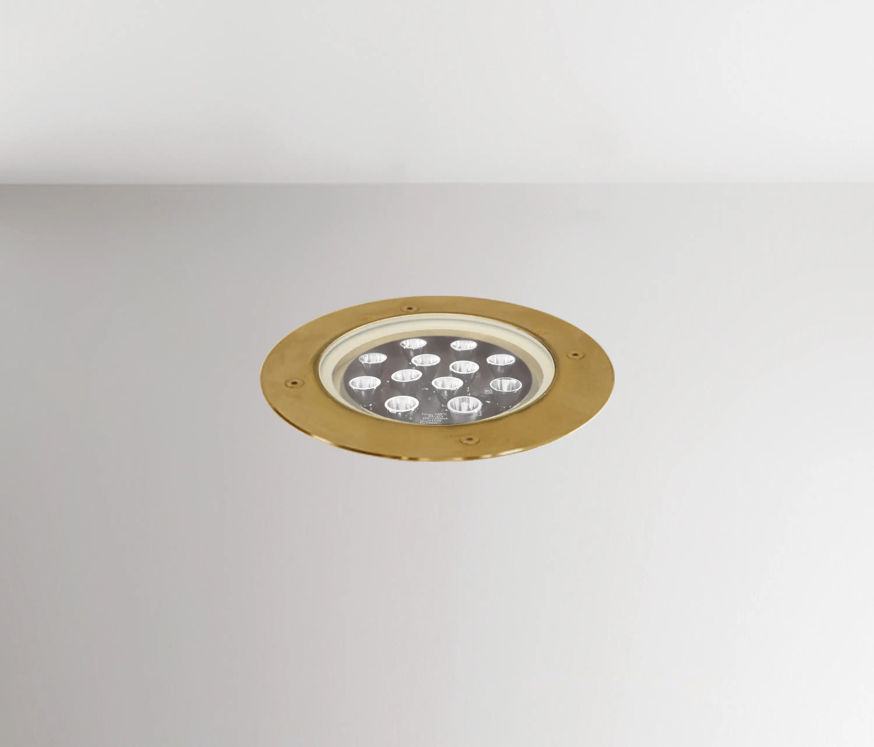 NEPA MAX GROUND BRASS - Outdoor recessed lighting from BRIGHT SPECIAL ...