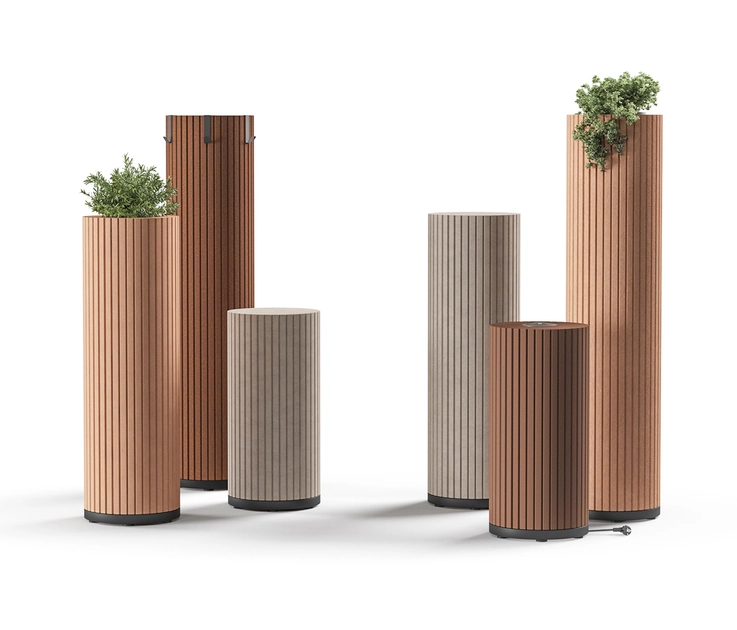 PARTHOS ACOUSTIC COLUMNS - Sound absorbing objects from Narbutas ...
