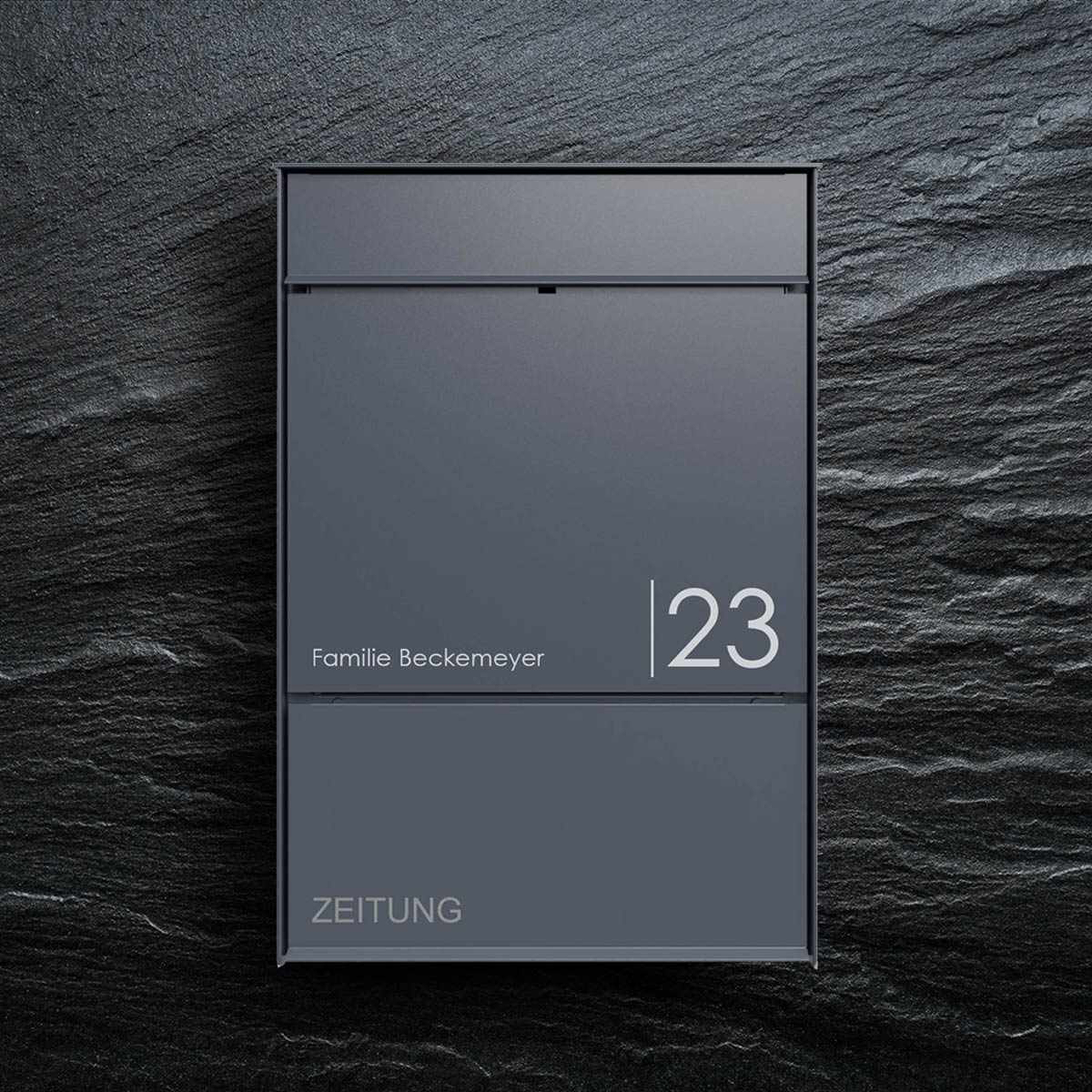 GOETHE | DESIGN SURFACE-MOUNTED LETTERBOX GOETHE AP WITH DOORBIRD VIDEO ...