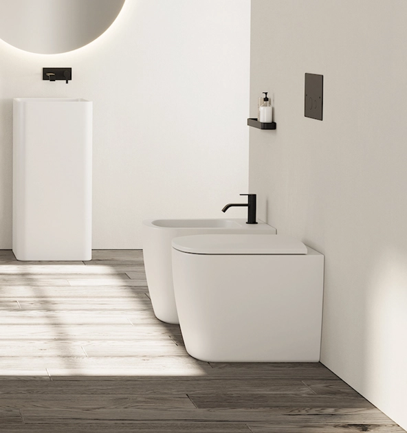 SEMPLICE - RIMLESS FLOOR-MOUNTED TOILET - WC from NIC Design | Architonic