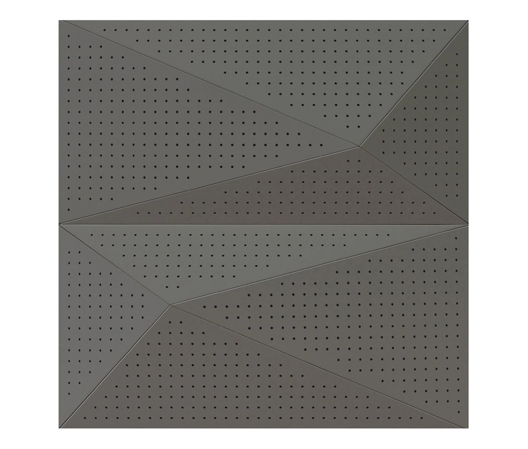 PIRA PANEL A ANTHRACITE LACQUER MATTE WITH 8MM PERFORATION - Wood ...