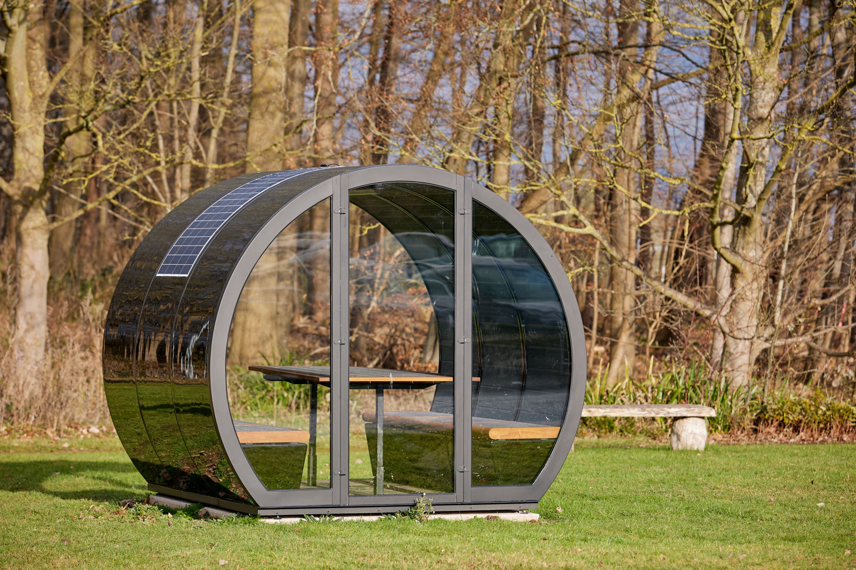 4 PERSON OPEN OUTDOOR POD - Sound absorbing architectural systems from ...