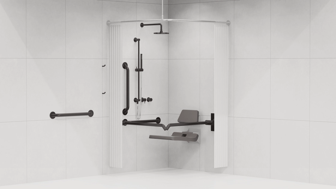 DOC M PACK / PVD BLACK CONCEALED SHOWER - Shower controls from The ...