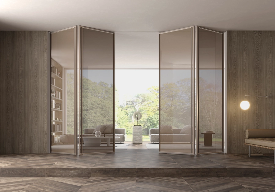 TAP | TITANIO TAP FOLDING DOORS & SIGARO WALL PANELING - Internal doors ...