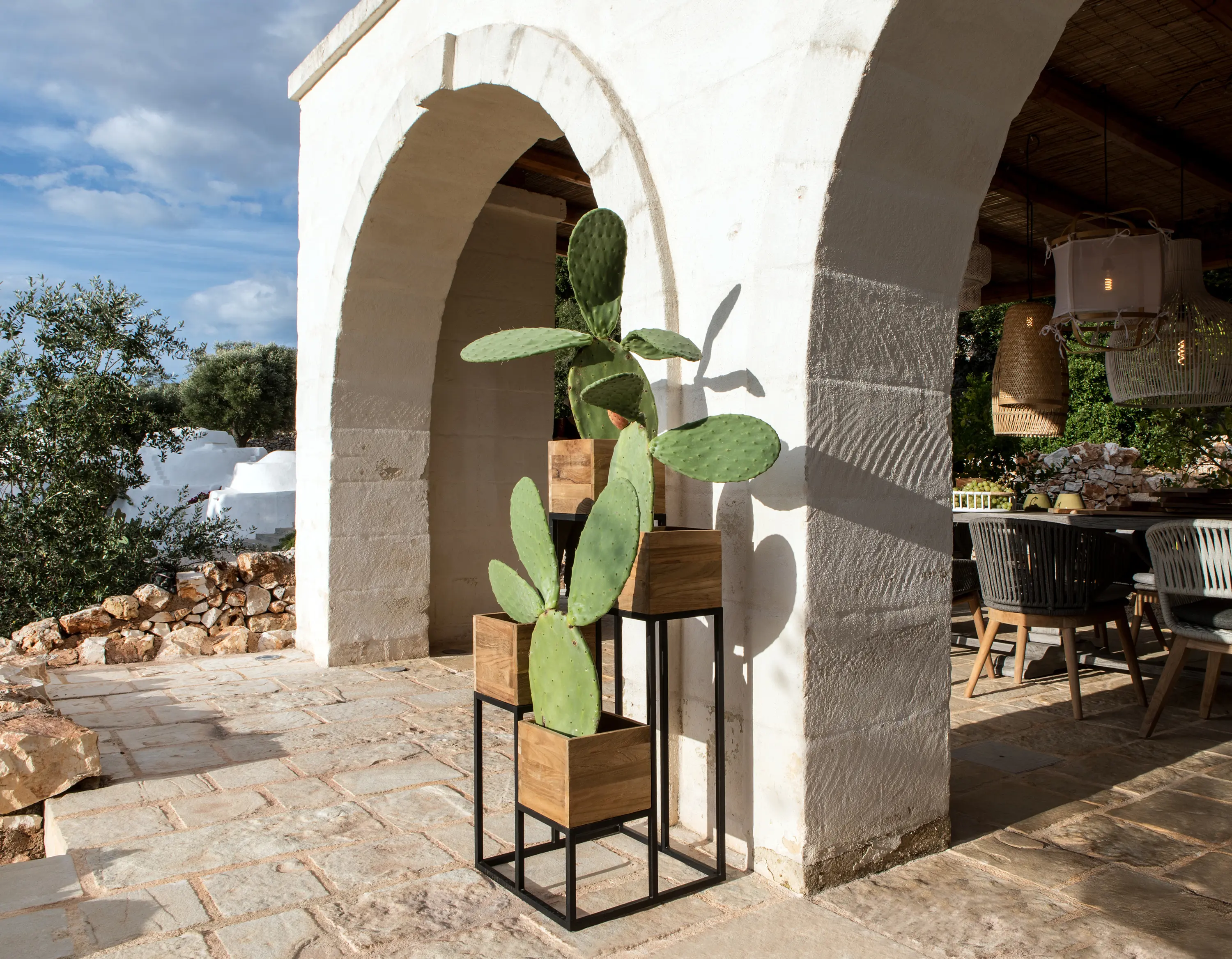 CIRO PLANTER RACK-WOOD VASE 95 – a fine by the hands o’ cbdesign ...