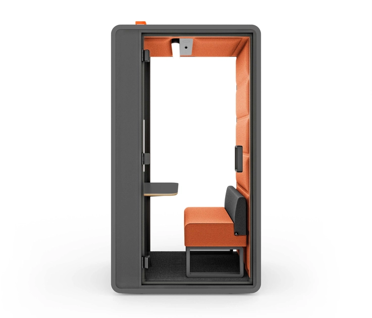 HUSHFREE.S.HYBRID | ORANGE - Office Pods from Hushoffice | Architonic