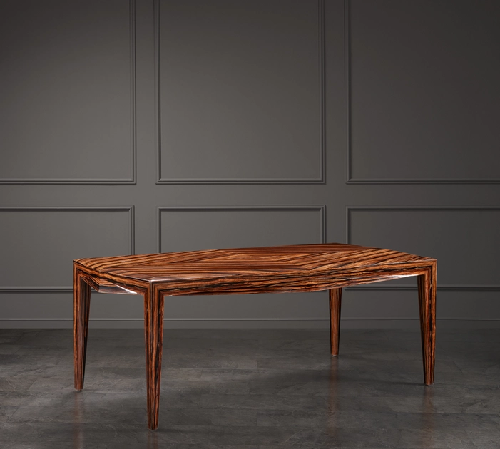 NOBLE | NOBLE TABLE À MANGER NOBLE MACASSAR – Tables de repas de ...