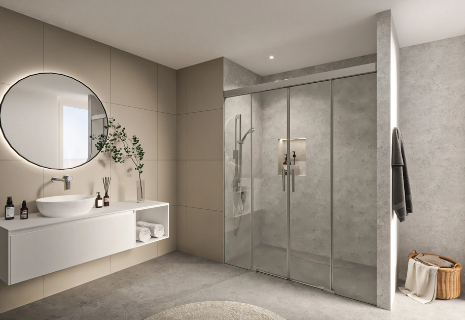 S606 PDS4 SLIDING DOOR, 4-PART - Shower screens from Koralle | Architonic