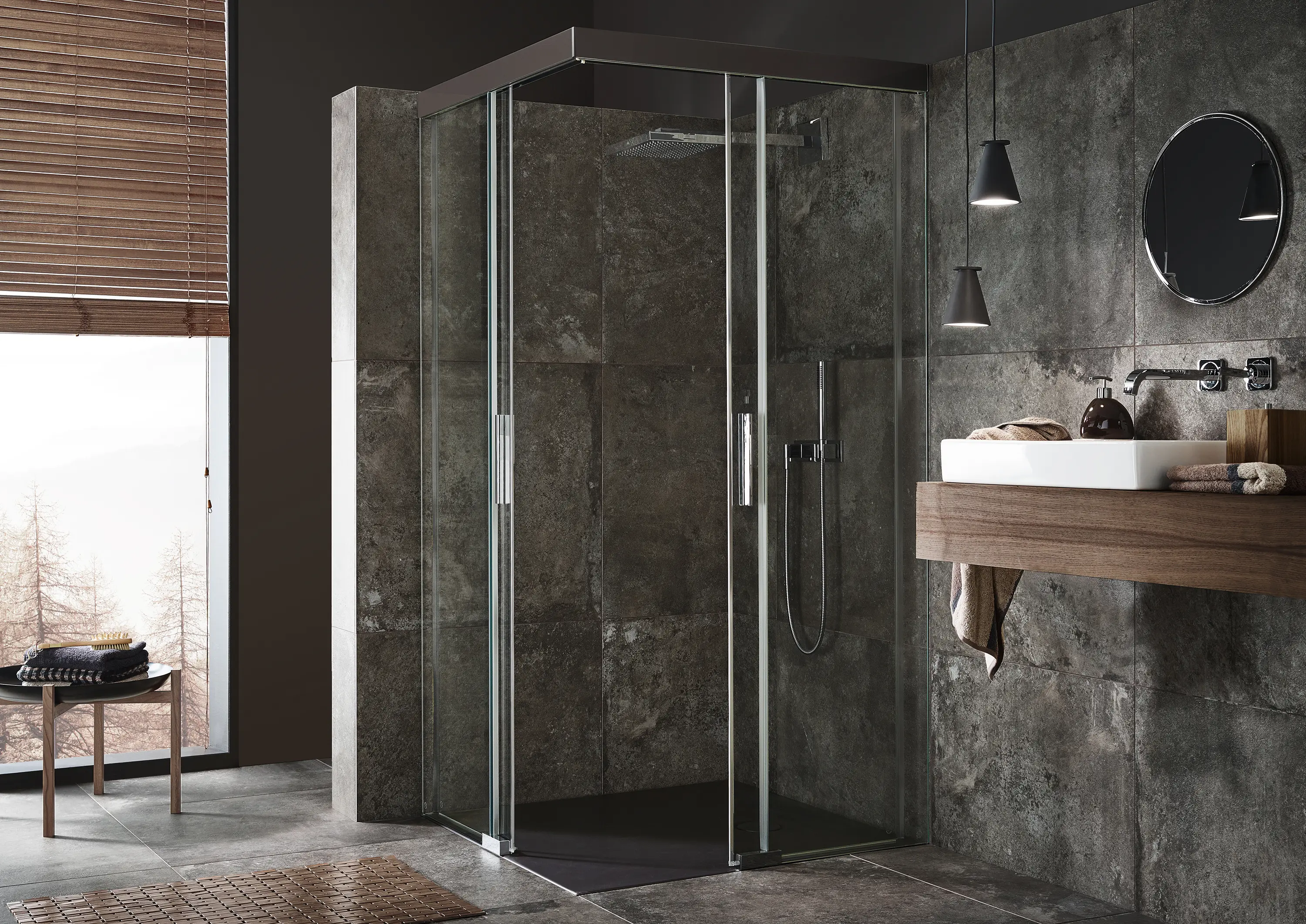 S606 PEDS2 CORNER SHOWER WITH SLIDING DOORS - Shower screens from ...