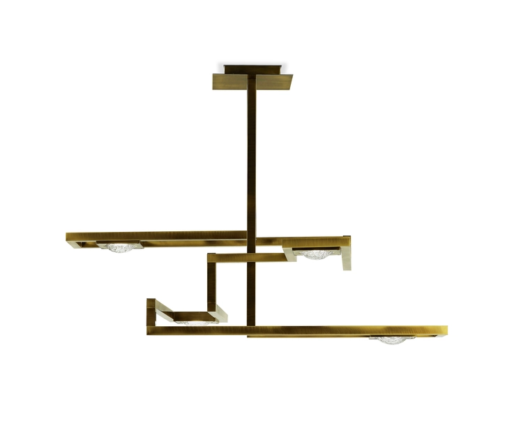 CECILE | RECTANGULAR SUSPENSION - Suspended lights from Marioni ...