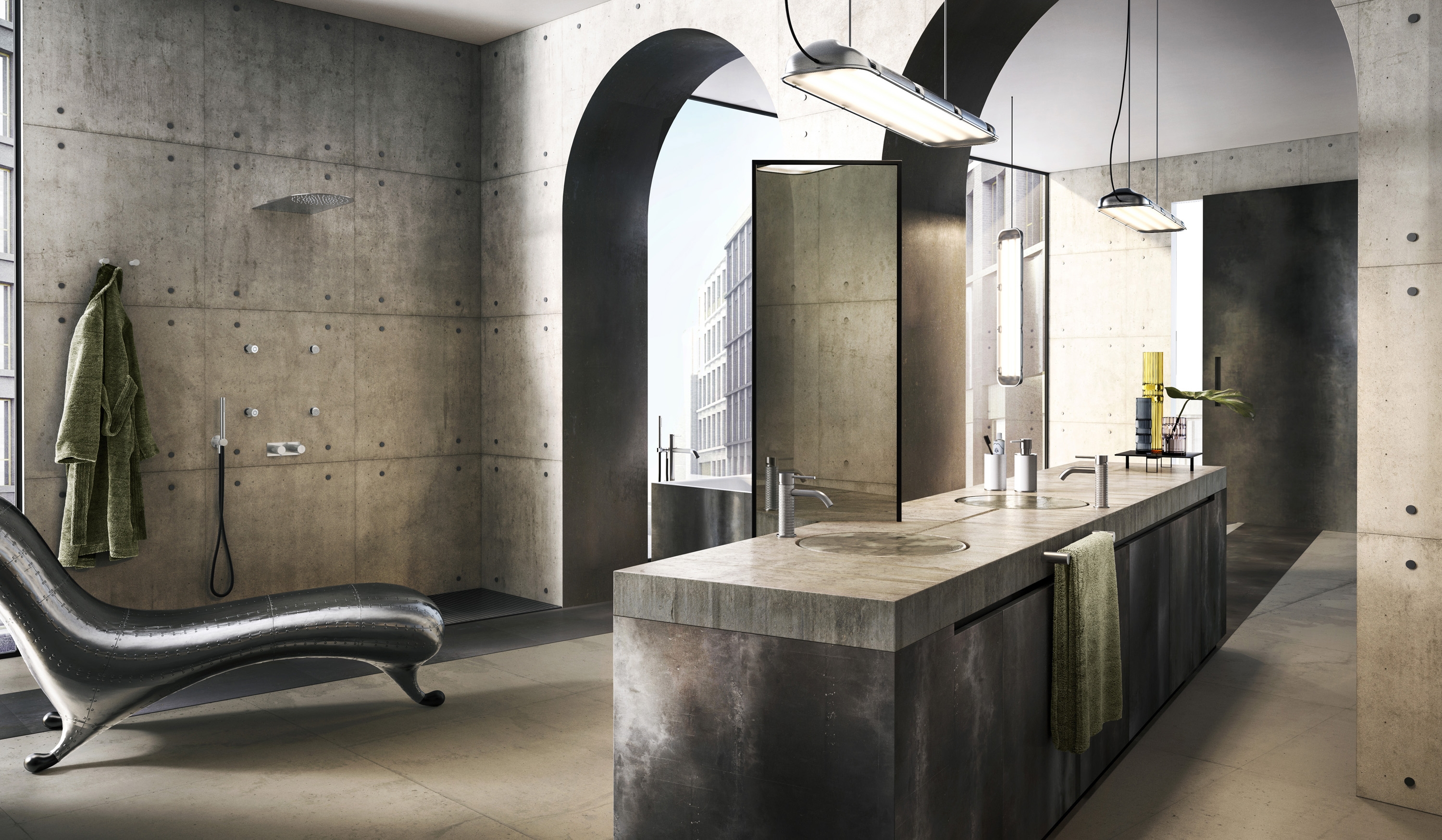 BATH-SHOWER 316 - Shower controls from GESSI | Architonic