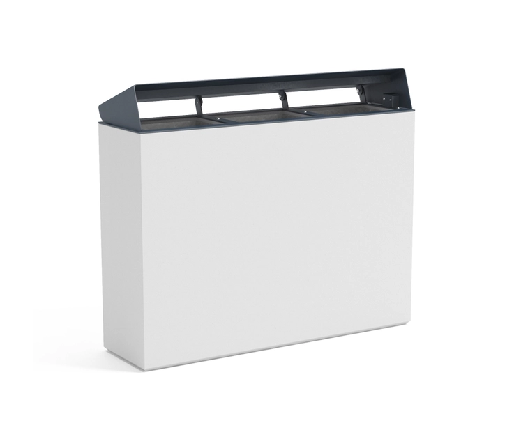 ASTRO | 3X60L CONCRETE WASTE BIN - Waste separation bins from VPI ...