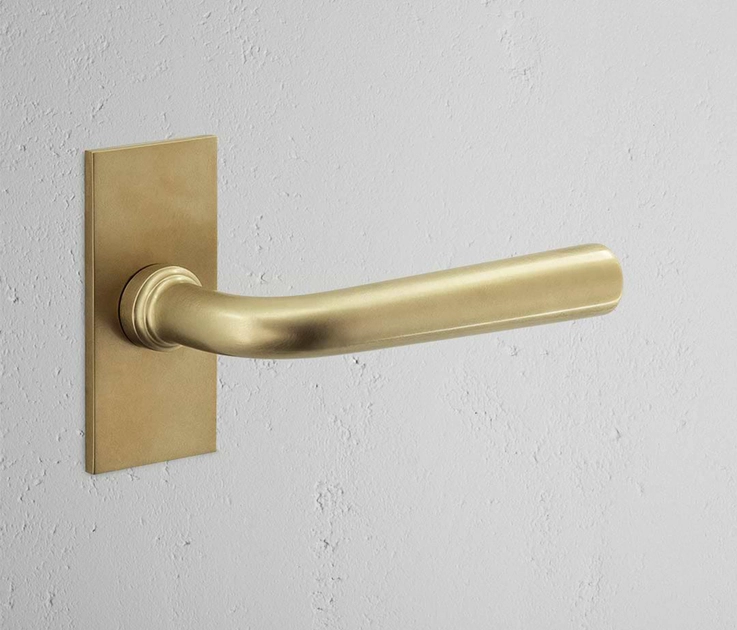 MANILLA PARA PUERTAS APSLEY CON PLACA CORTA (CON MUELLE) – Manillas de ...