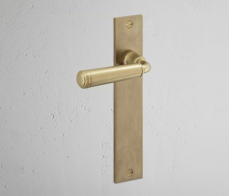 DIGBY LONG PLATE FIXED DOOR HANDLE - Lever handles from Corston ...