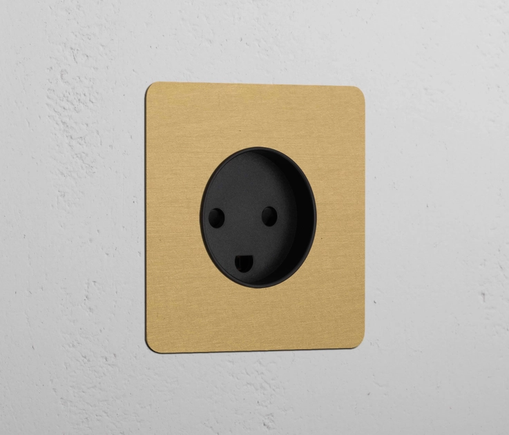 SINGLE DANISH MODULE ROUND – Enchufes para Dinamarca de Corston Architectural Detail | Architonic