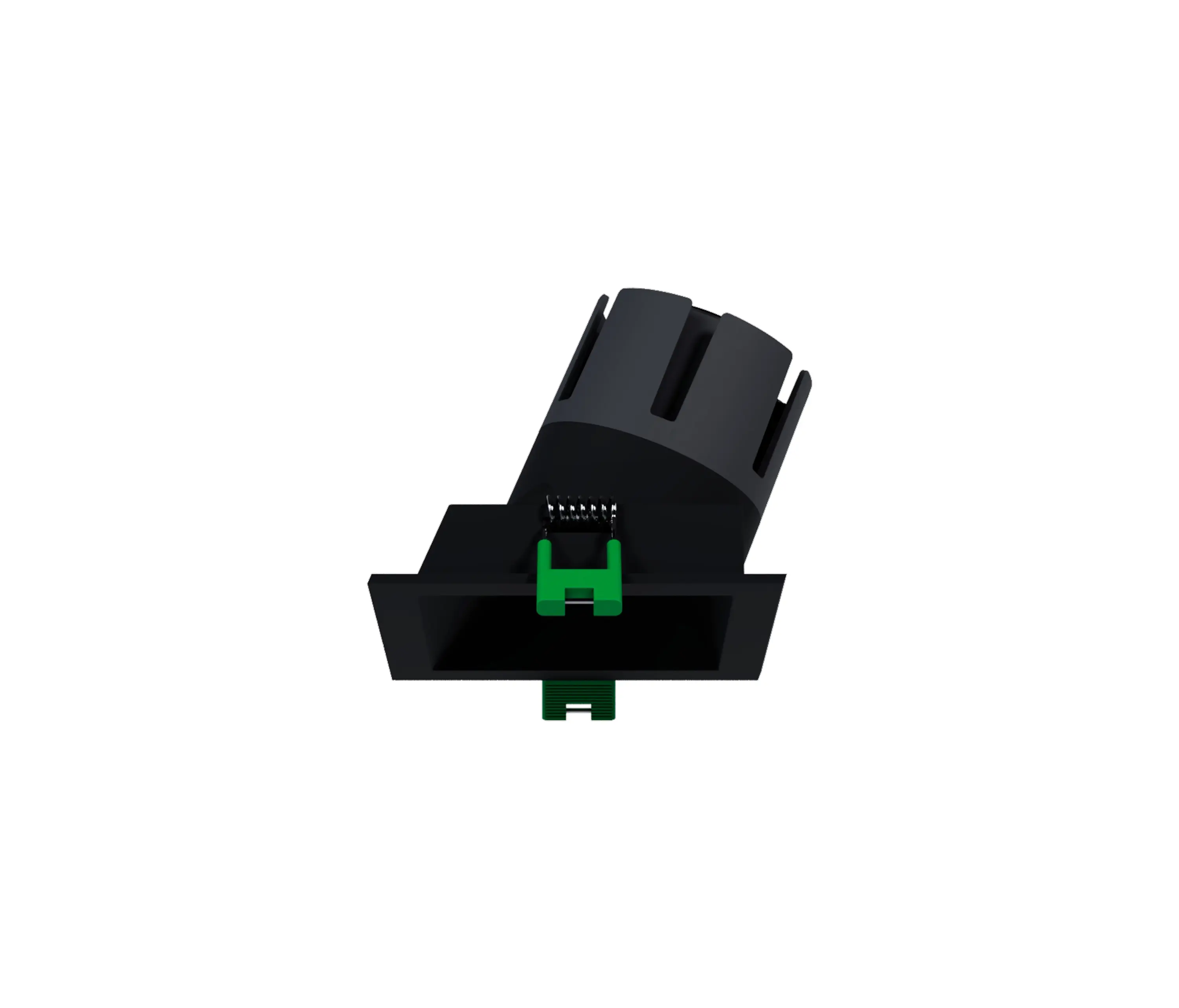 NEMO SIMPLE - TRIMMED SQUARED RO 10W ADJUSTABLE BLACK - Recessed ...