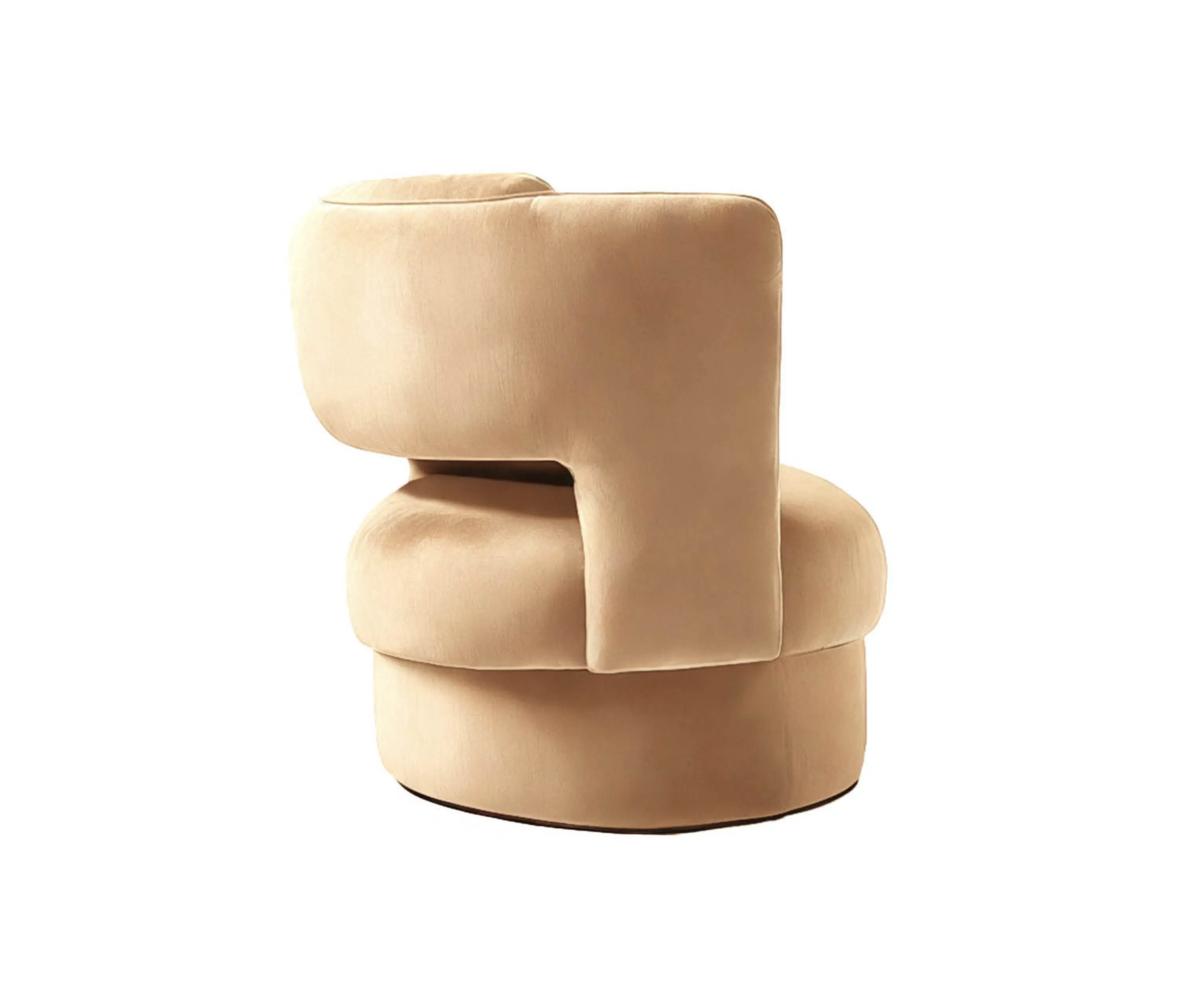 RITUAL ARMCHAIR BEIGE VELVET – a fine Armchairs by the hands o’ moanne ...