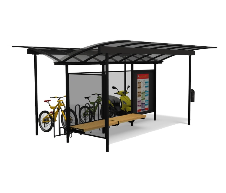 COMBI BIKE SHELTER - Bicycle stands from Euroform W | Architonic