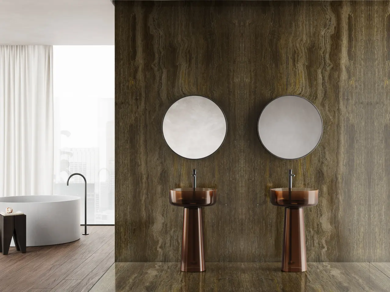GREY NATURAL STONES | TRAVERTINO TITANIUM - Naturstein Fliesen von ...