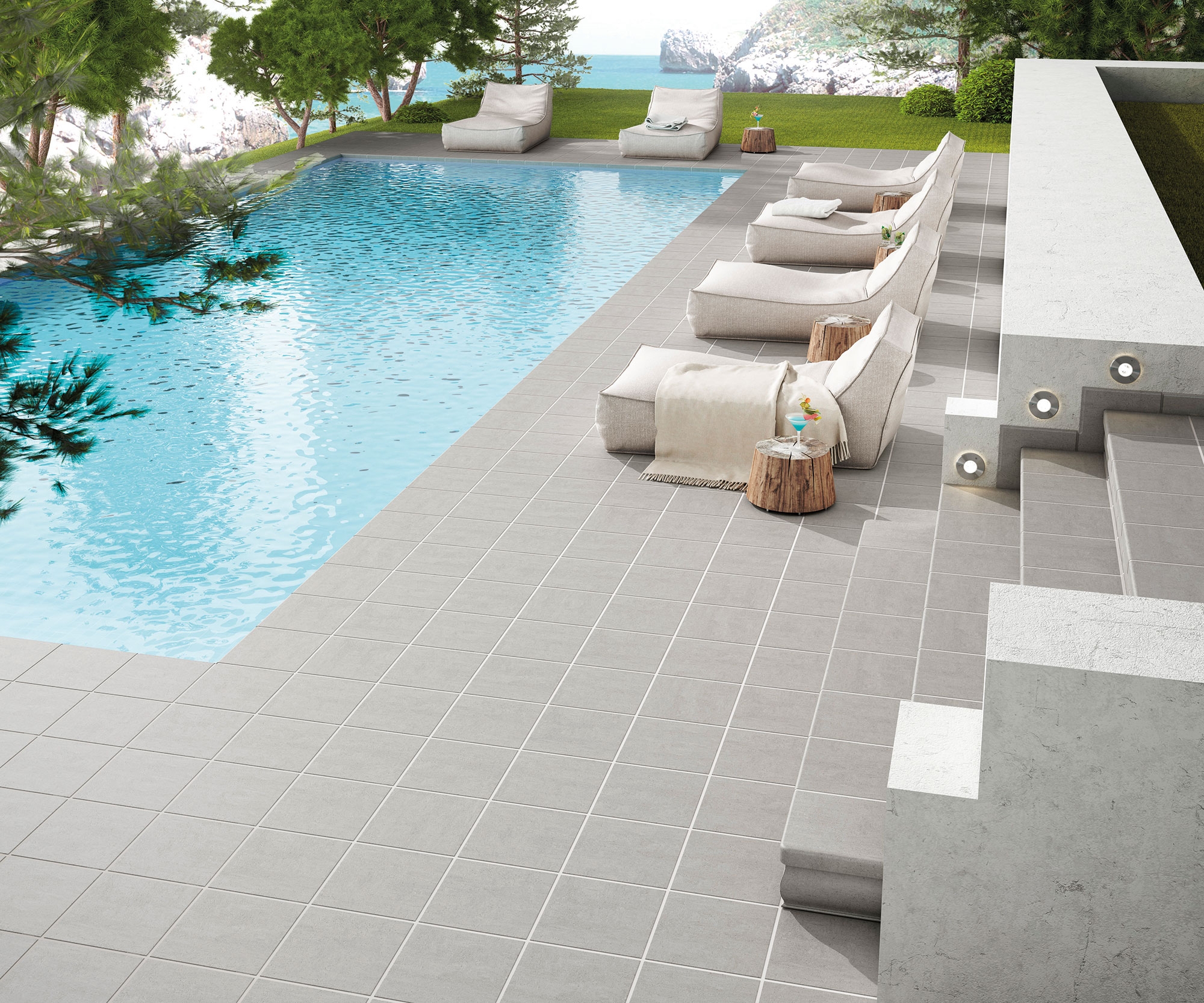 GREY | STEP TILE - Ceramic tiles from Gresmanc Group | Architonic