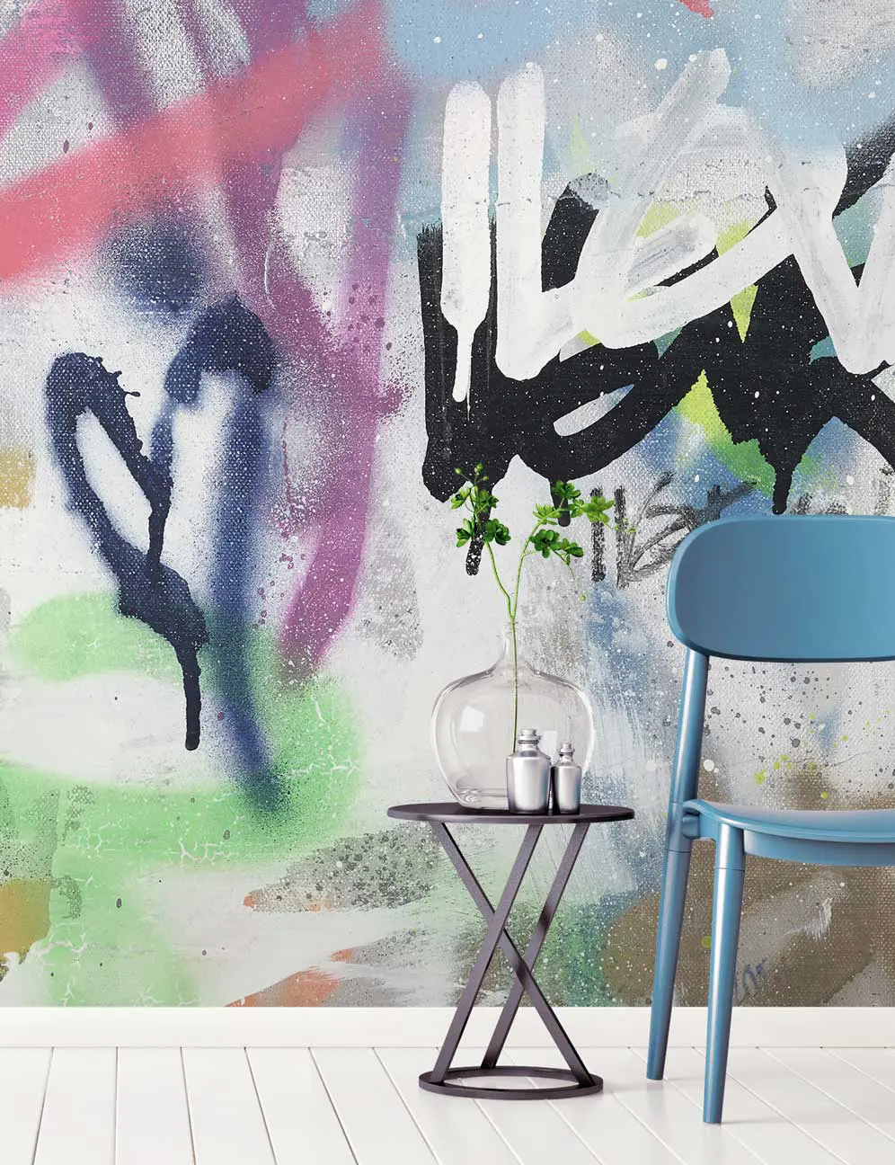 LOVE TRAIN - ORIGINAL – a fine Wall art / Murals by the hands o’ Feathr ...
