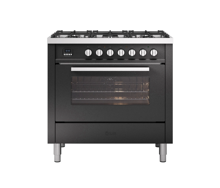 PRO LINE | 90 CM SINGLE OVEN RANGE COOKER 6 BURNERS - Ovens from ILVE ...