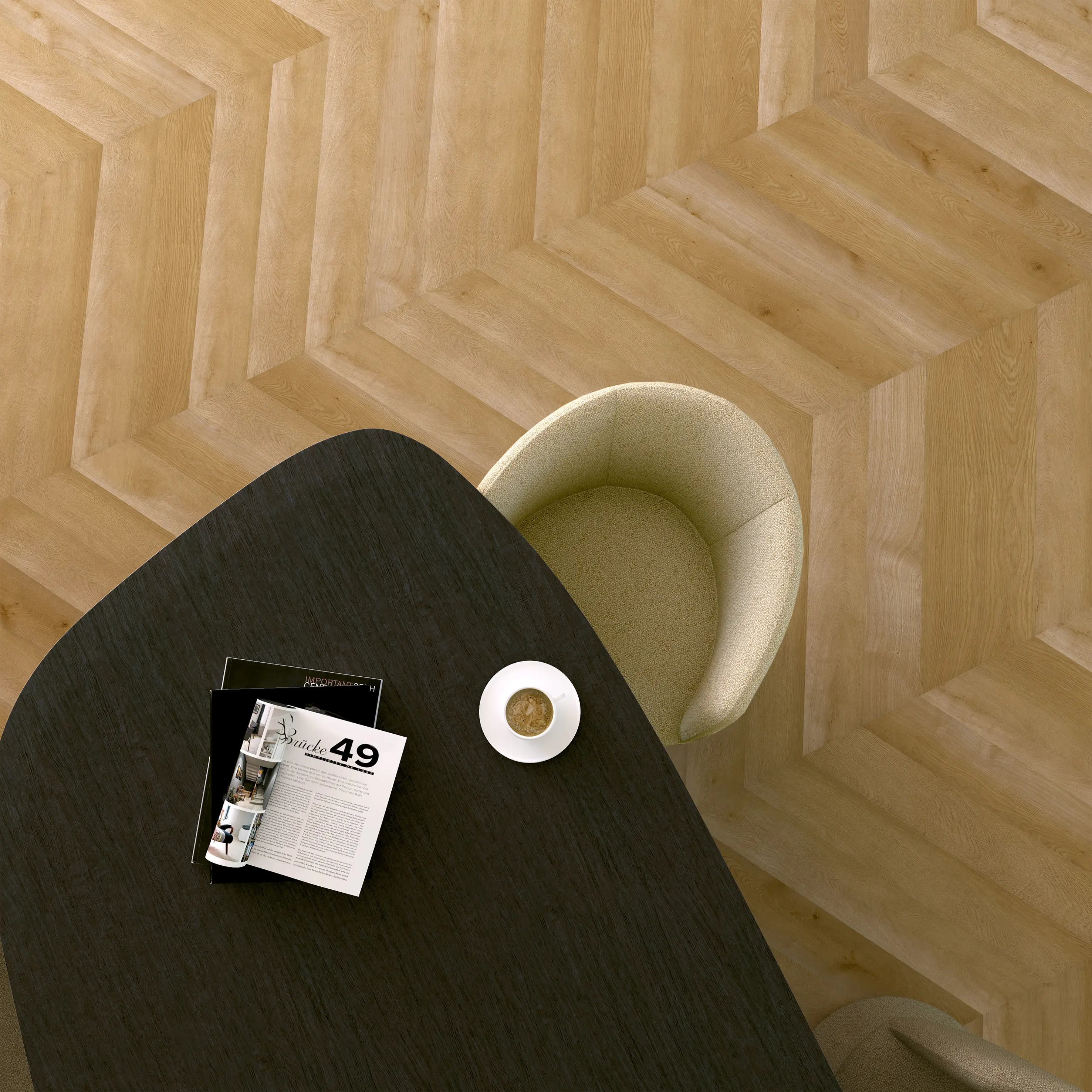 CLAP!3D HUNGARIAN HERRINGBONE PINNA – Lastre minerale composito di DÉCO ...
