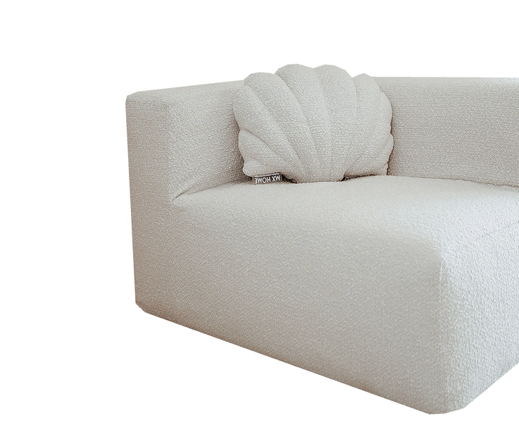 INTERIOR SOFAS | MODULAR SOFA 1 MODULE - REMOVABLE COVER - CURLY WOOL ...
