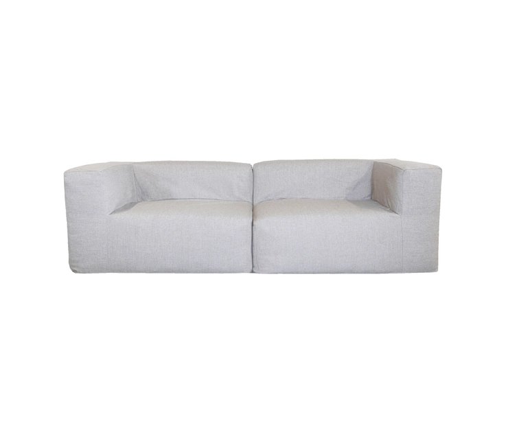 OUTDOOR SOFAS | OUTDOOR MODULAR SOFA - REMOVABLE COVER 3 SEATER - LINEN ...