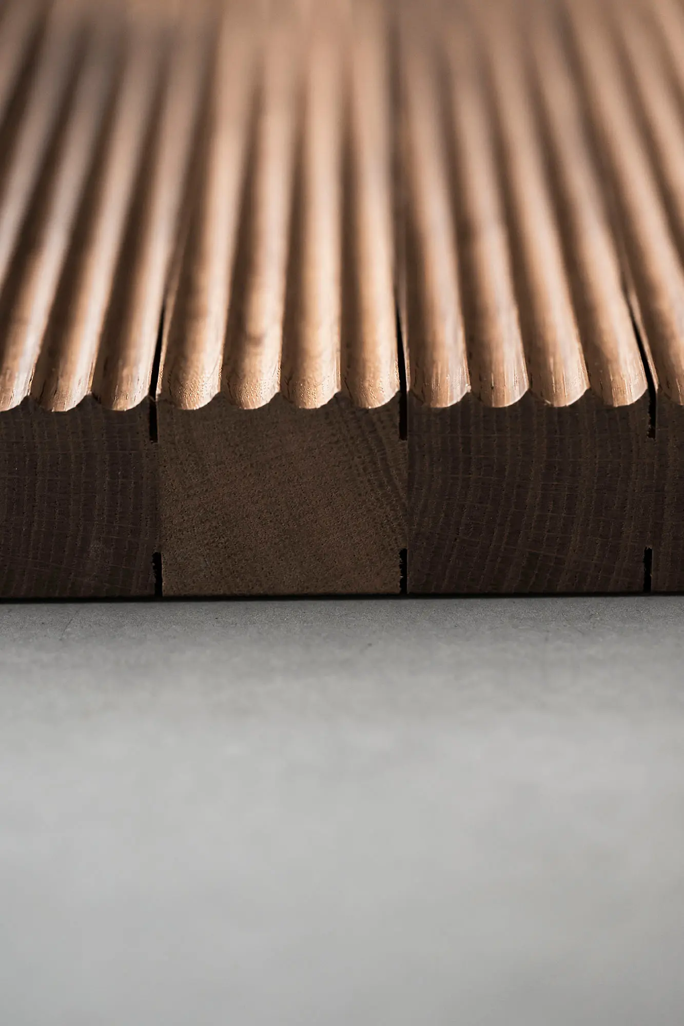 PROFILED WOOD WITH CONCAVE MILLING – SEMICIRCULAR GROOVES - Wall panels ...