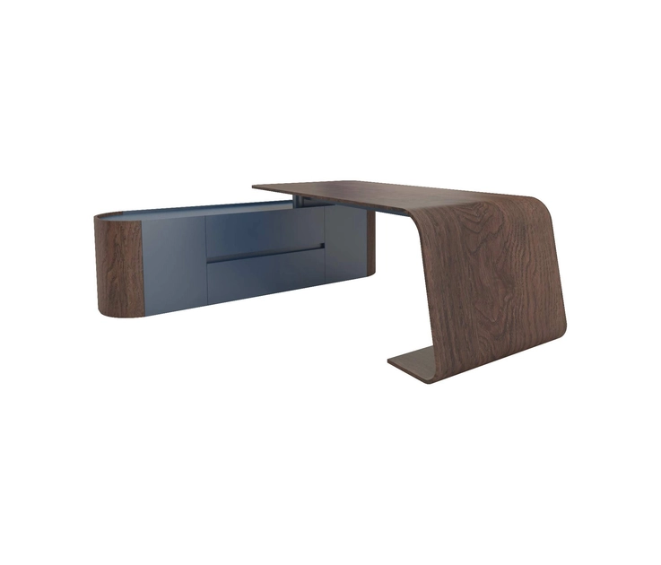WIND EXCLUSIVE OFFICE DESK WITH SIDEBOARD - Desks from Menexes | Architonic