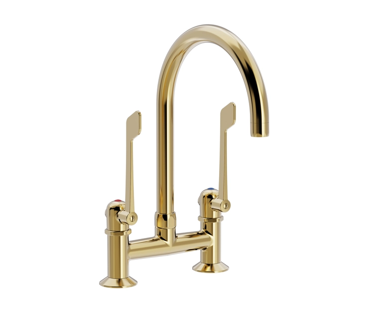 SP ELBOW FAUCET WITH Ø200 SPOUT - Wash basin taps from TONI Copenhagen ...