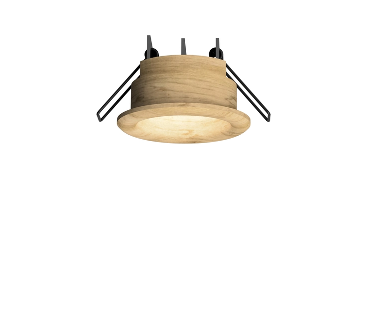 WOOD DOWNLIGHT PURE ROUND 80 - Recessed ceiling lights from LIGHTGUIDE ...