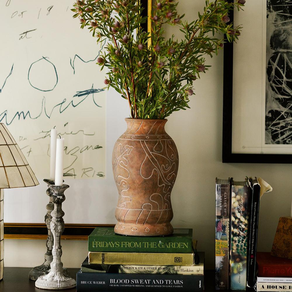FRIDA VASE TALL BROWN - Vases from Dusty deco | Architonic