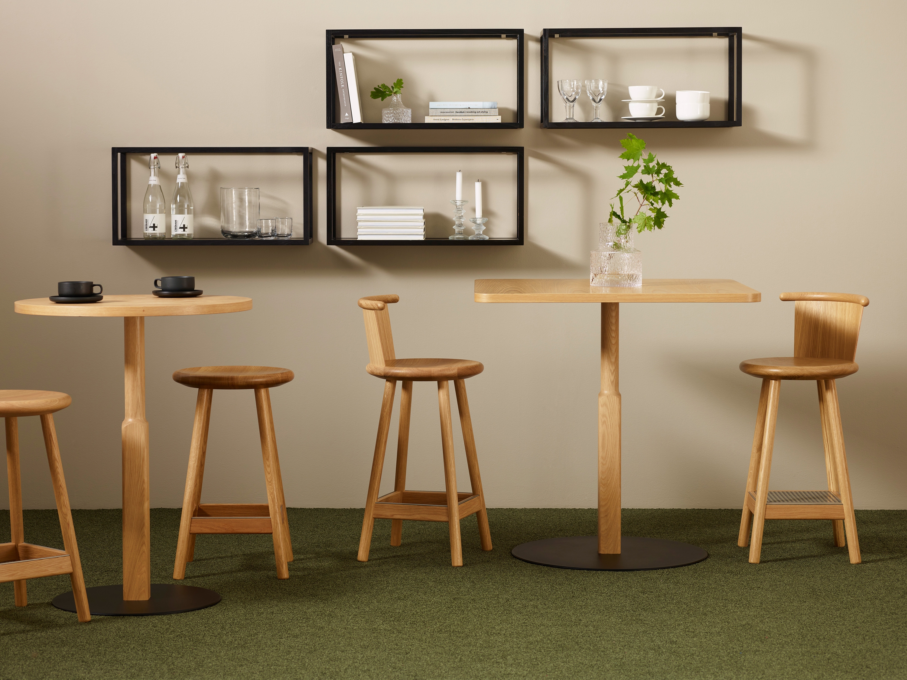 MILO MLP75TTFR-H75-OAK - Bar stools from Karl Andersson & Söner ...