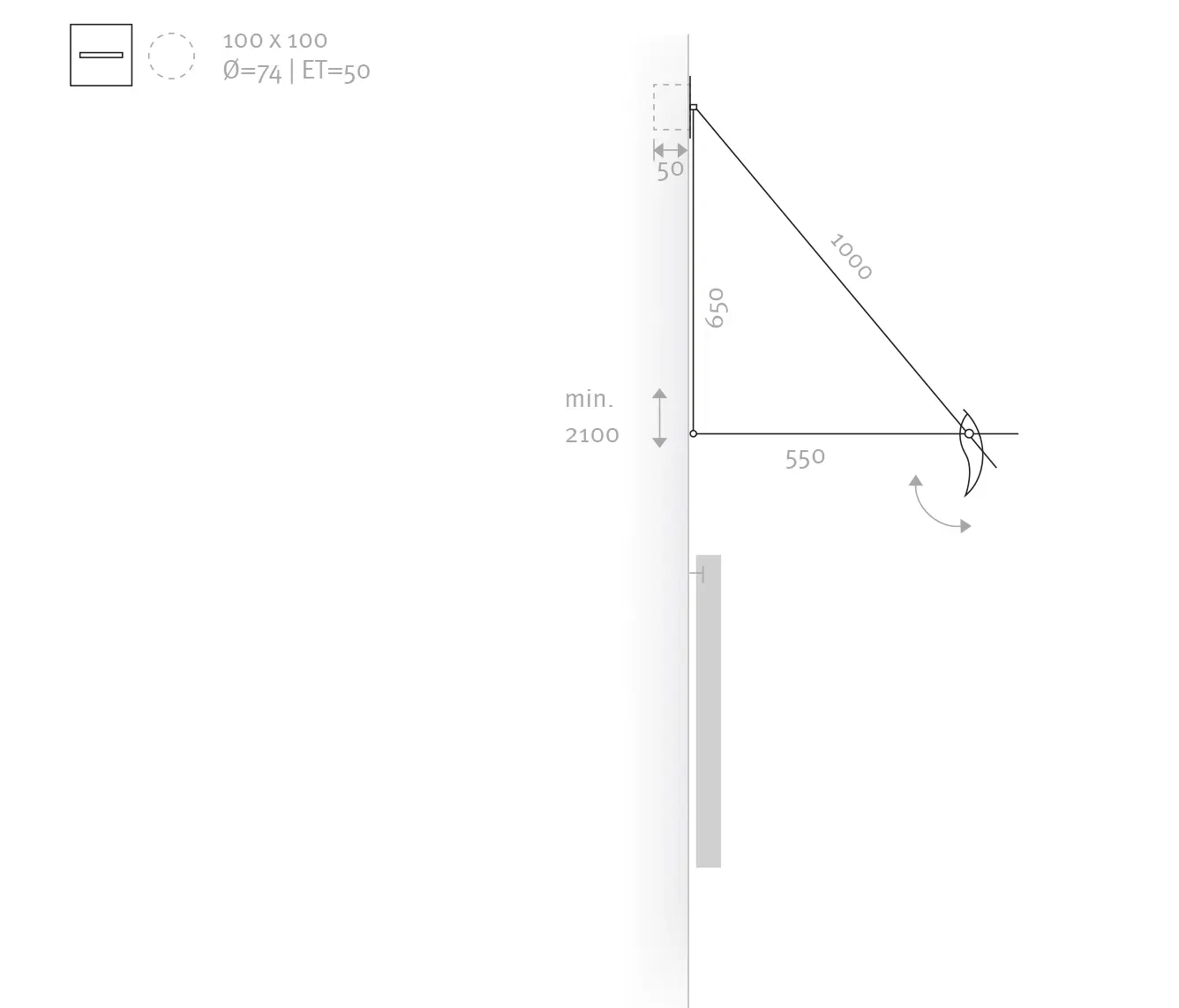 ART MONO - Recessed wall lights from Buschfeld Design | Architonic
