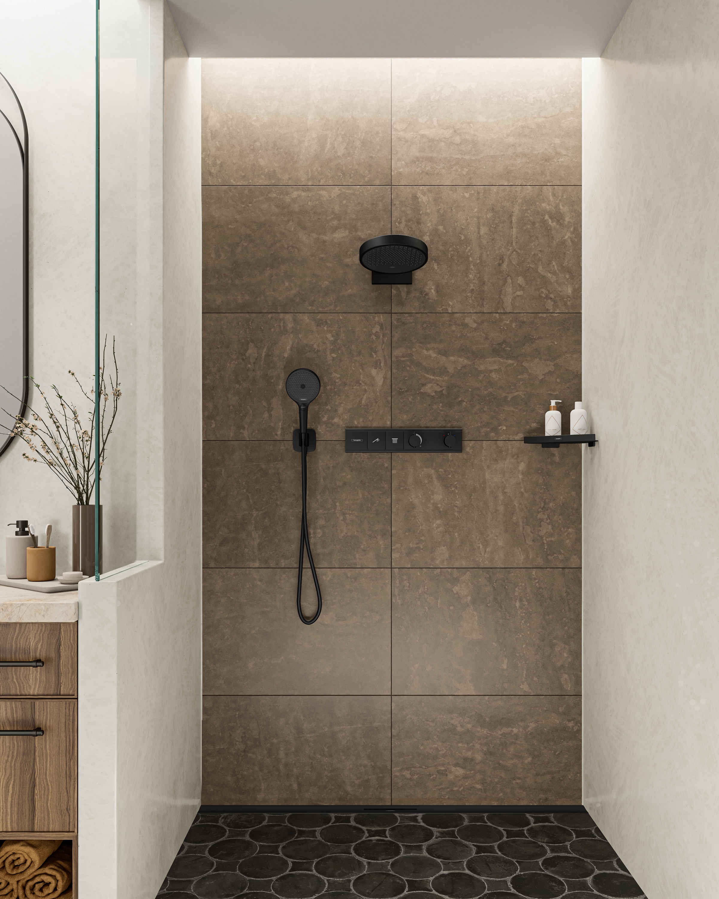 RAINFINITY SHOWERPIPE 360 1JET CON SHOWERTABLET 350 – Grifería para ...