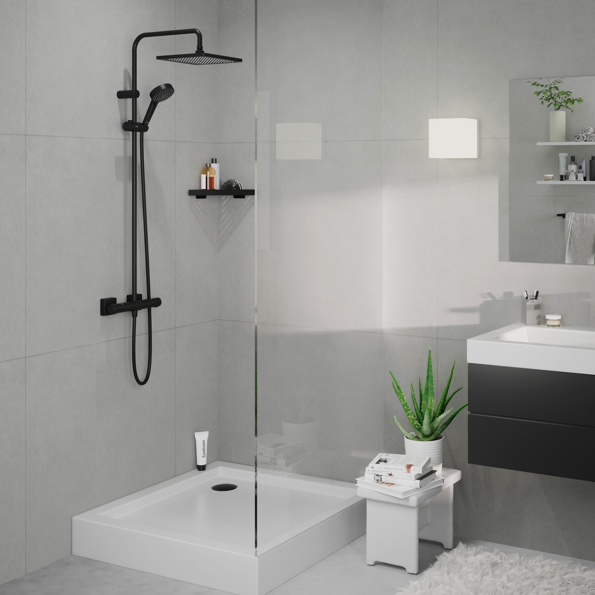 HANSGROHE VERNIS BLEND SHOWER SET VARIO WITH SHOWER BAR 65 CM PROJECT ...
